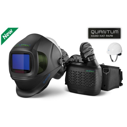 Horizon QUANTUM HELMET WITH QUANTUM PAPR HARD HAT (WHITE)